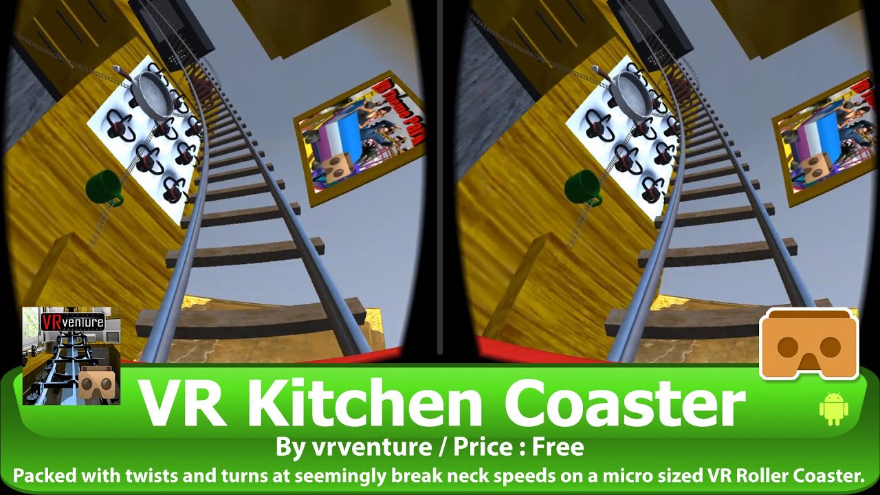 VR Kitchen Coaster - New experience roller coaster in the kitchen ...