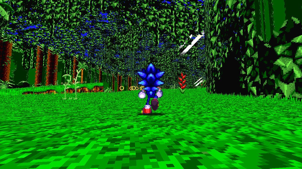 SRB2 2.2.11 - Nu Angel Island Zone (Pointy Sonic) (1:18.48) - YouTube