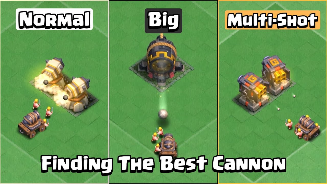Raid Cart VS Every Cannon in Clan Capital | Clash of Clans - YouTube