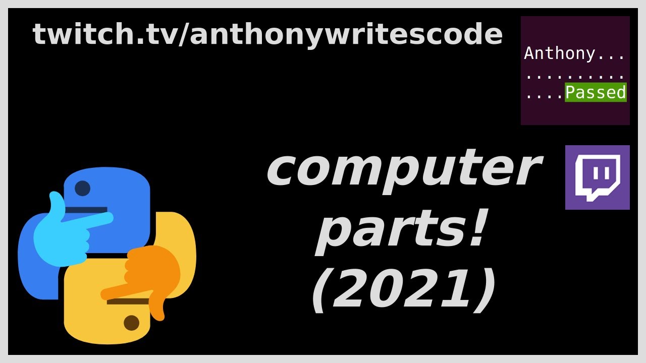 (stream faq) computer build as of 2021 - YouTube