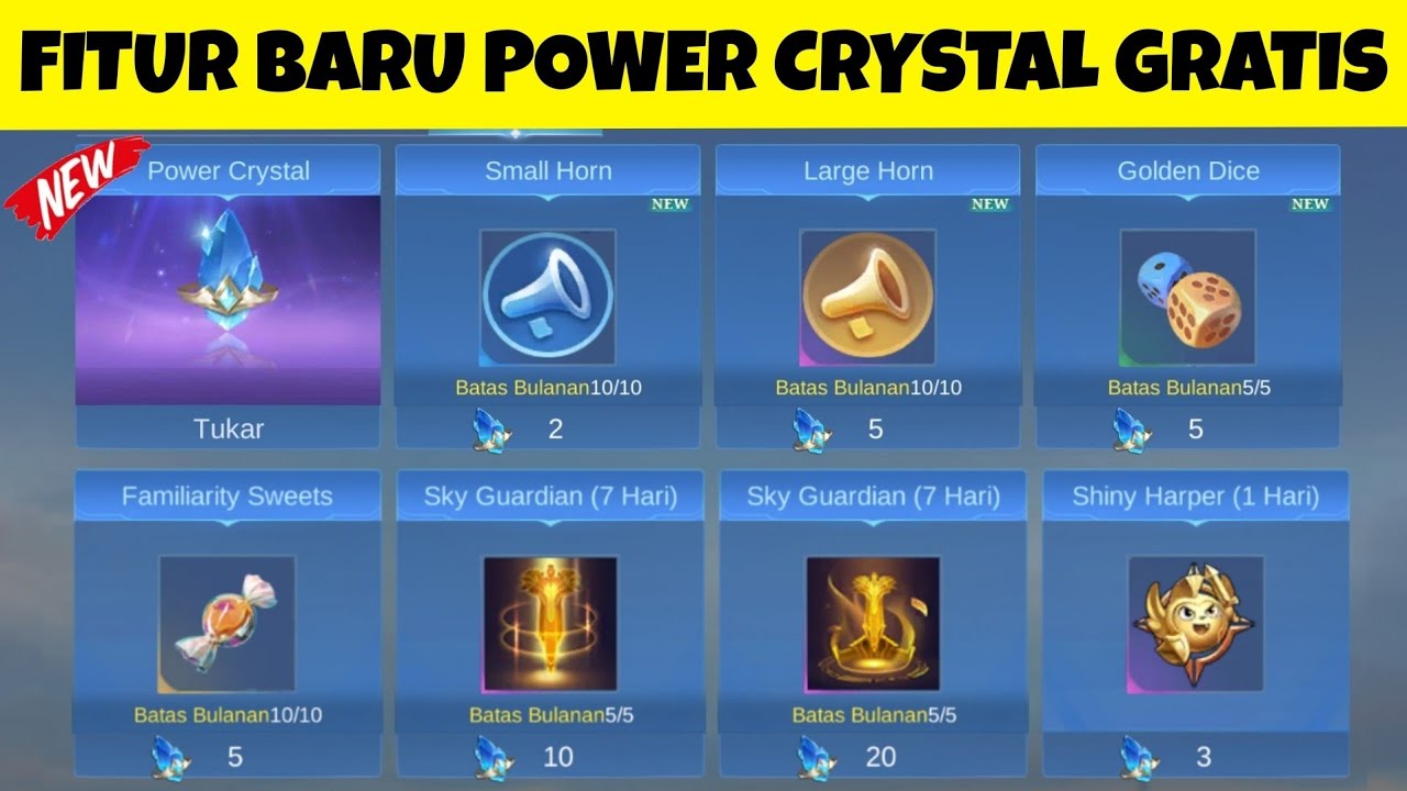 FITUR BARU POWET CRYSTAL TUKER PAKE MAGIC DUST DAPET EFEK RECALL DAN ...