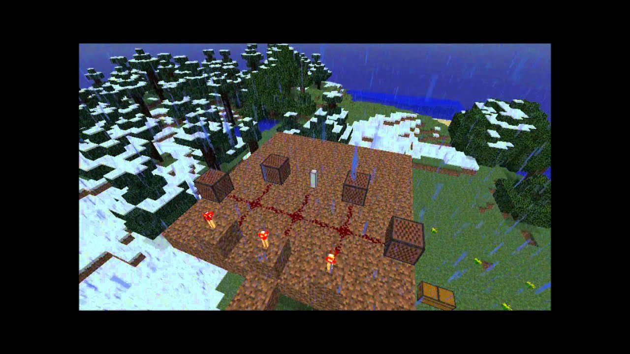 Minecraft Mod: Colored Lightning - YouTube