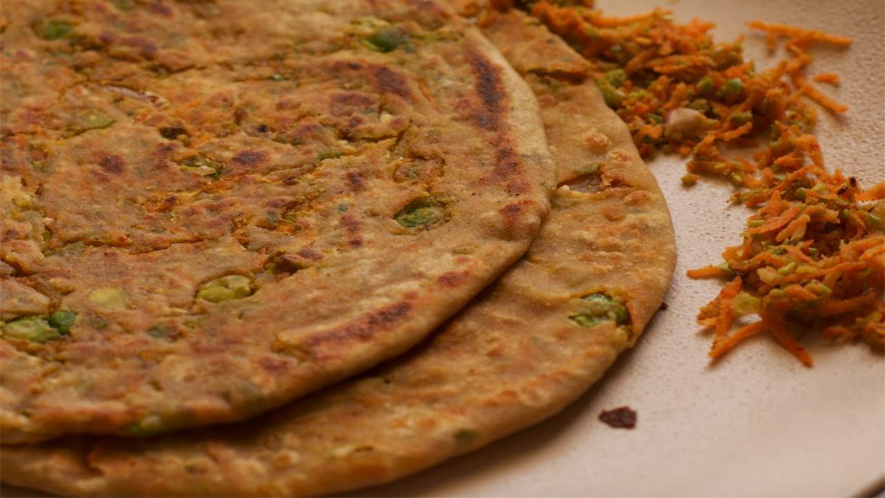 Carrot And Beans Paratha | Easy And Tasty Carrot Beans Paratha Recipe ...