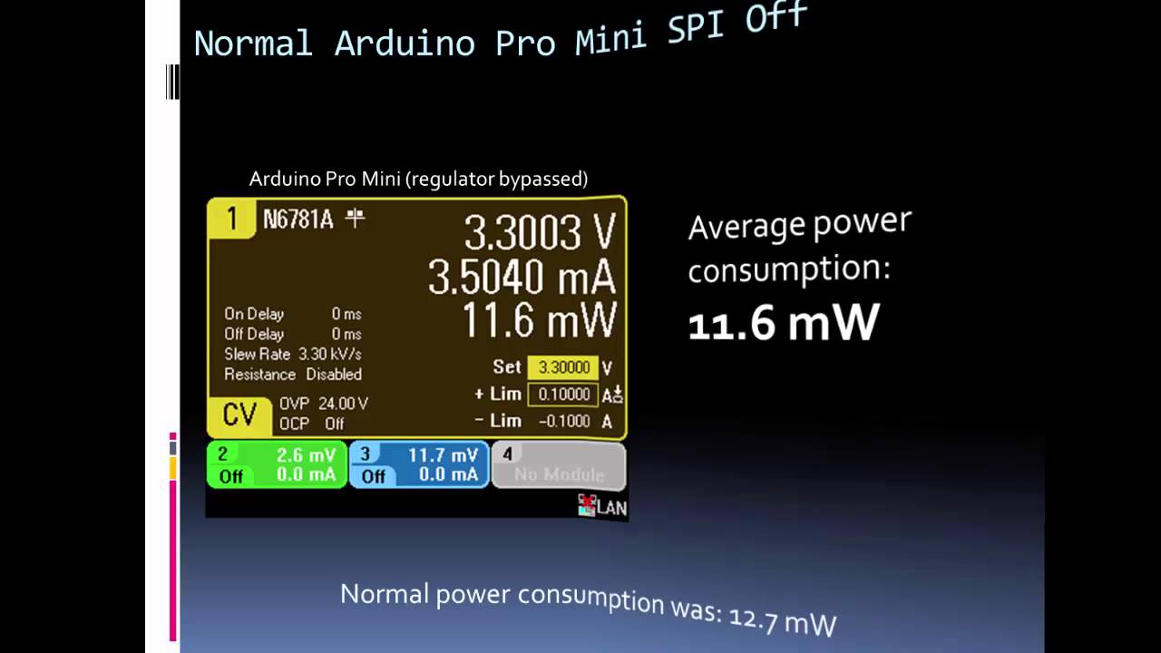 Arduino Power Consumption