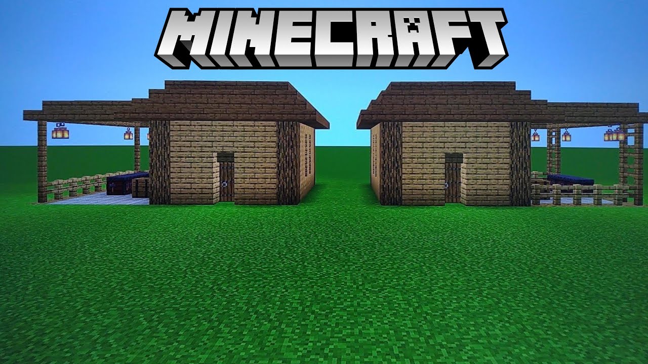 Minecraft: How to make a Tool Shed - YouTube