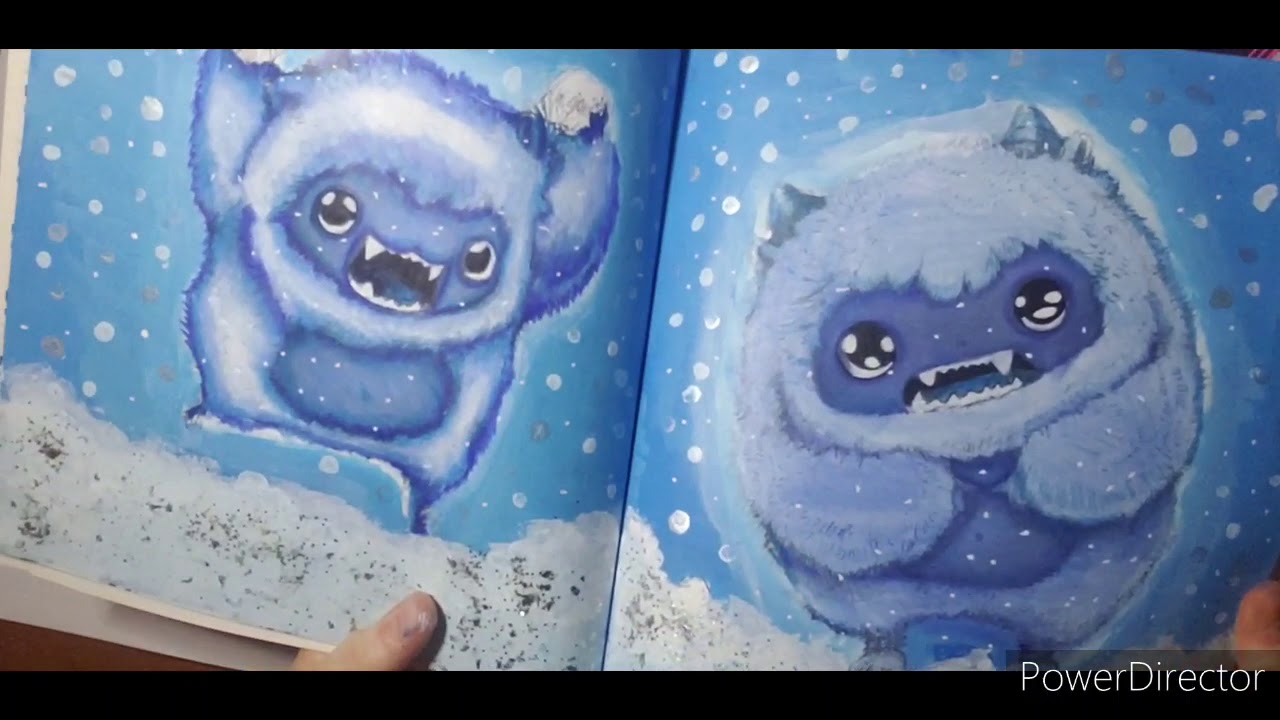Acrylic Snow Tutorial - YouTube