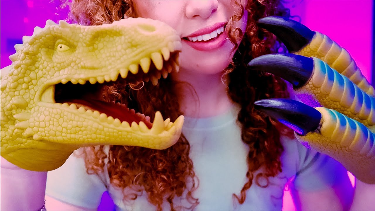 ASMR DINO🦖 | MOUTH SOUNDS WITH DINO🦕 - YouTube