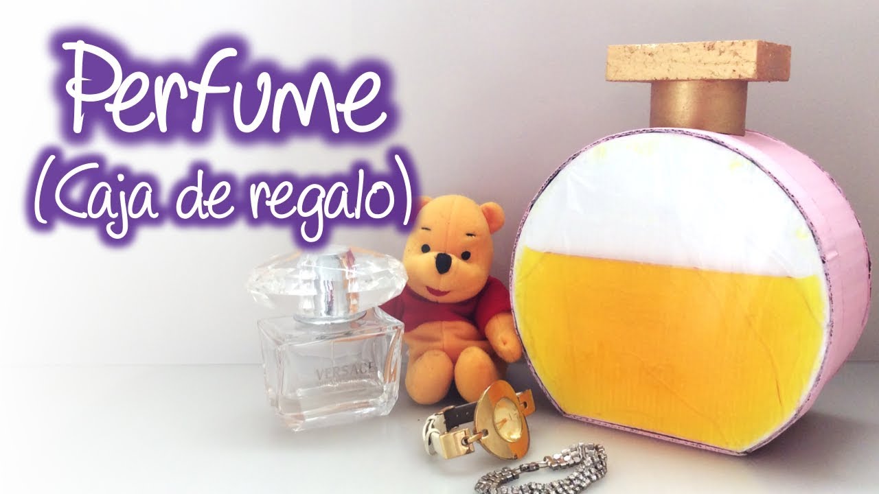 Perfume caja de regalo, giftbox of perfume shape - YouTube