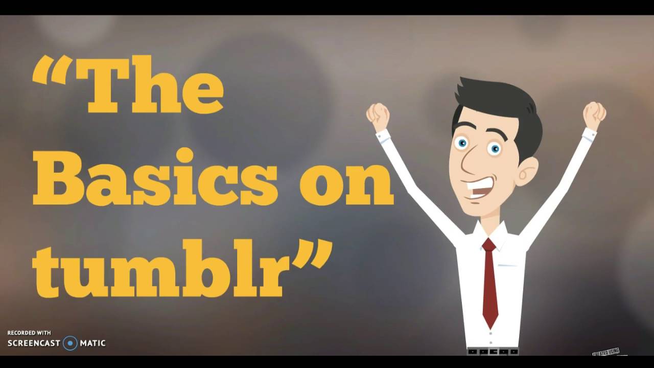 How to use Tumblr for Education. - YouTube
