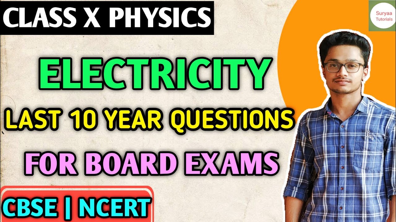 Class 10 Electricity Most Important Questions Physics CBSE NCERT YouTube class-10-electricity-most-important-questions-physics-cbse-ncert-youtube