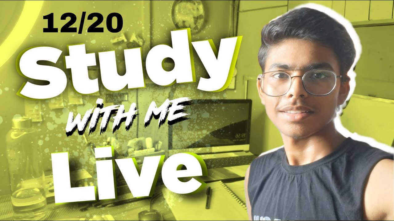 🧑‍💻 #12/20 Days live study with me challenge | live study with Aman Bhatt - YouTube