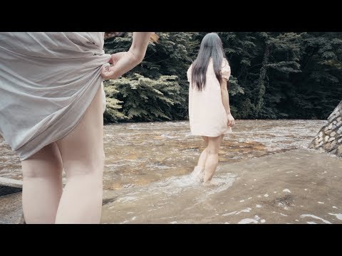 四万川で川遊び