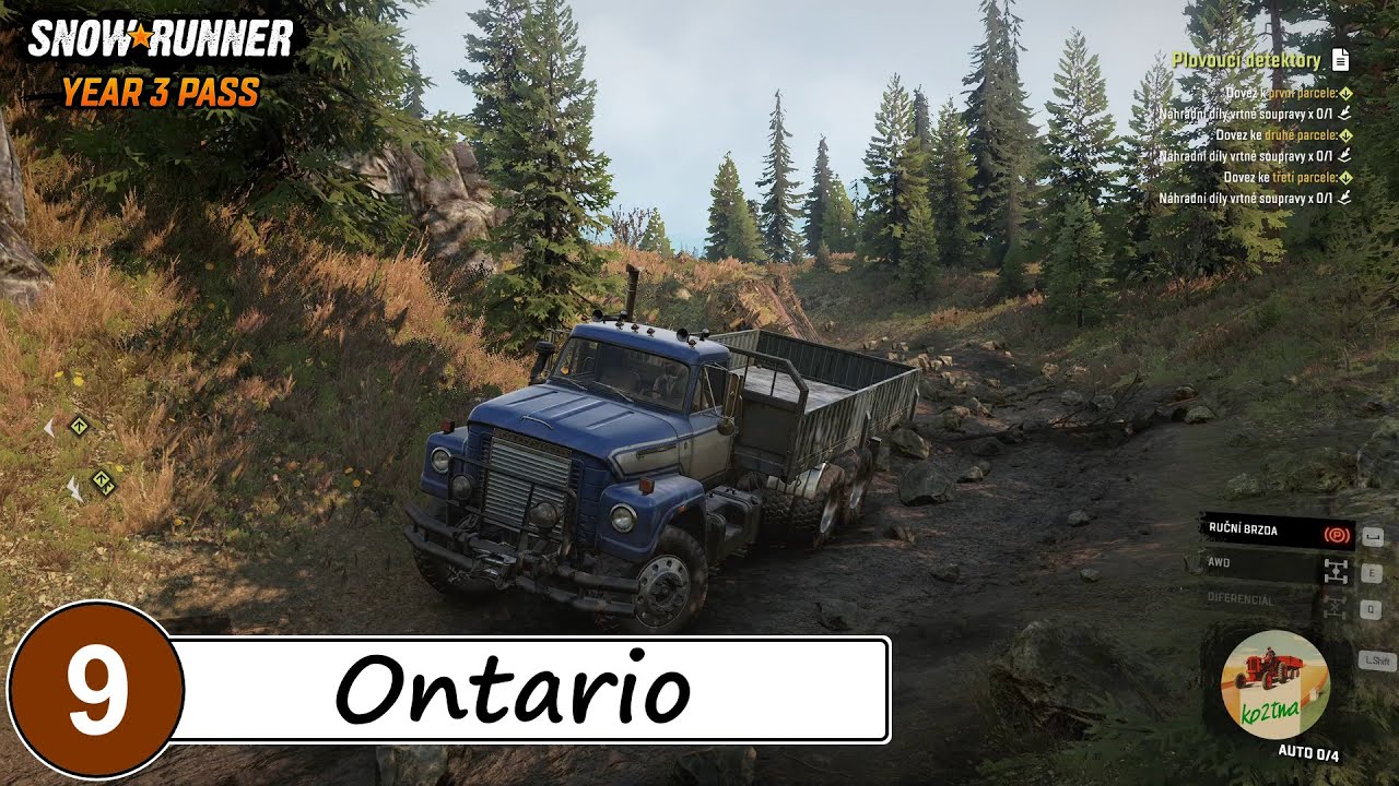 SnowRunner year 3 pass - Ontario #9 - objevujeme tábory, záchrana ...