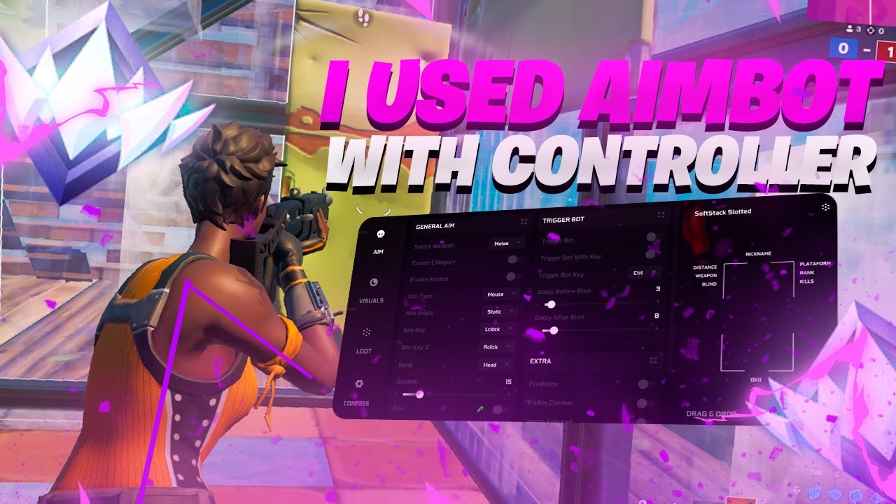 I used AIMBOT with CONTROLLER | FT.SoftStack - YouTube