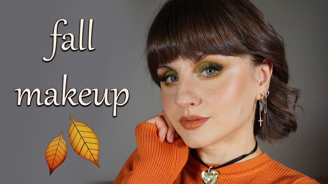 colorful fall makeup tutorial | inspired by autumn leaves 🍂 - YouTube