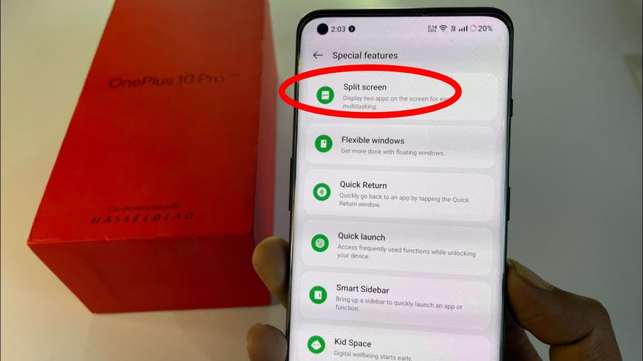 How to use split screen in one plus 10 pro | What is Split Screen - YouTube