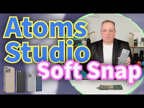 Magnetic Elegance: Atom Studios’ Soft Snap for iPhone