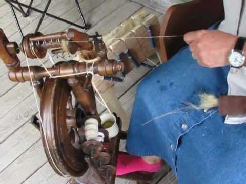 Flax to linen! Weaving. spinning, Straw to cloth! - YouTube