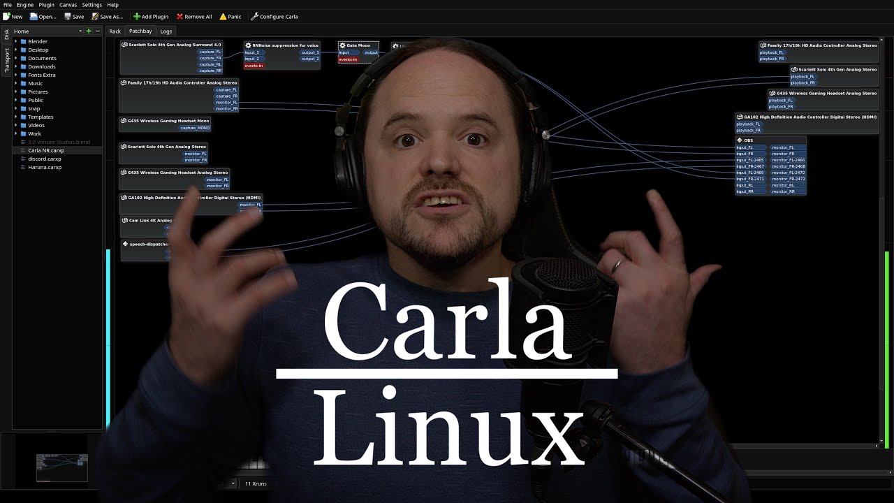 Carla (Audio) On Linux - YouTube