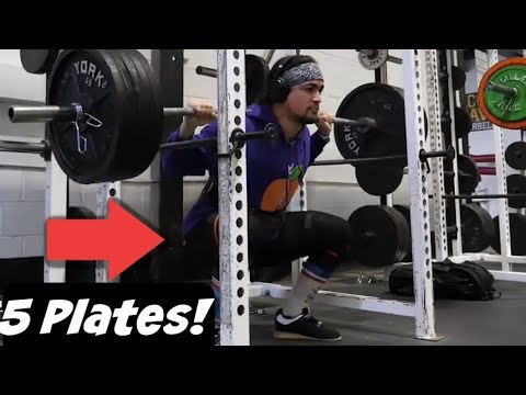 How I Hit A 5 Plate (495lb) Squat in 12 Weeks - YouTube