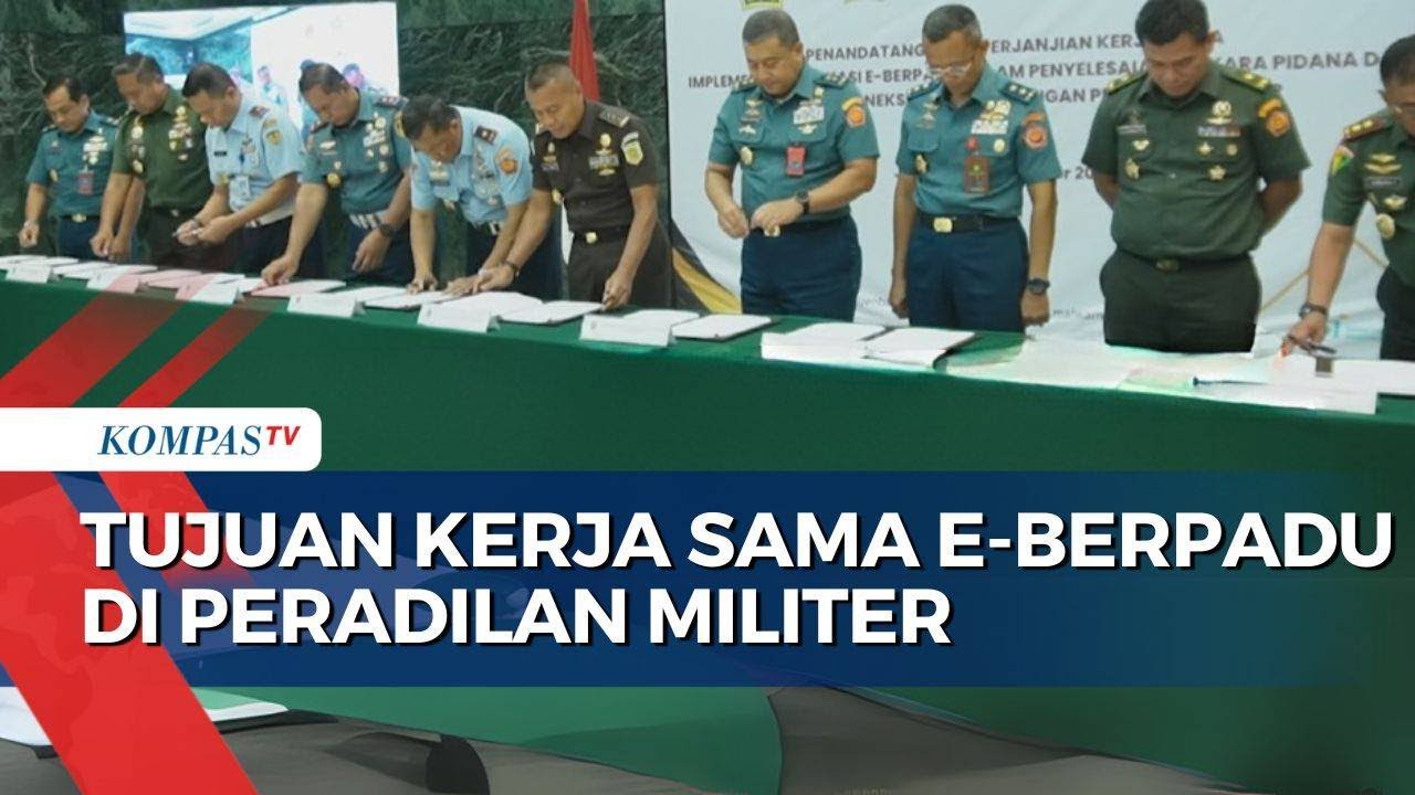 Tujuan Penandatanganan Kerja Sama Aplikasi E-Berpadu di Peradilan ...