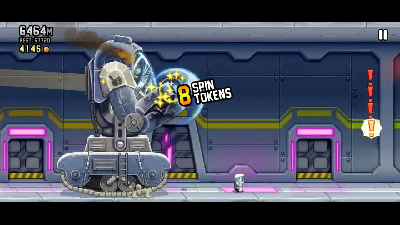 Jetpack Joyride SAM Gameplay 3 - YouTube