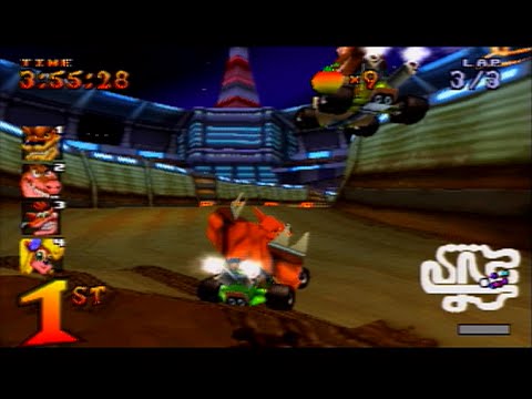 Crash Team Racing - Tiny Arena [PS1] - YouTube