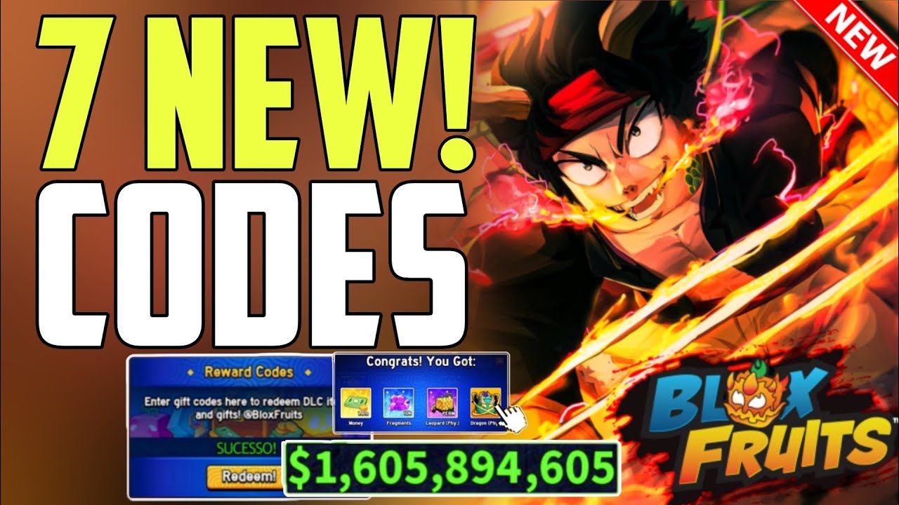 ⚠️New!! Update⚠️WORKING BLOX FRUITS CODES 2025 - CODES FOR BLOX FRUITS - BLOX FRUITS - YouTube