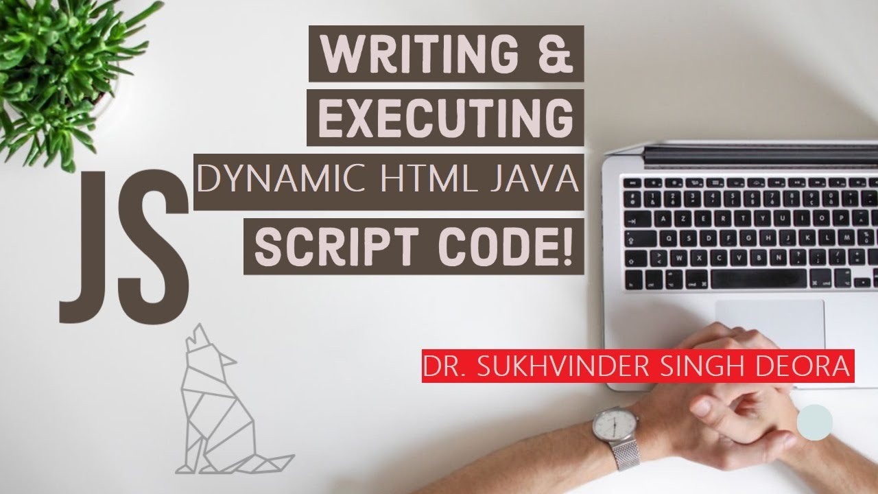 How to make HTML page dynamic by using Javascript code explained in ...