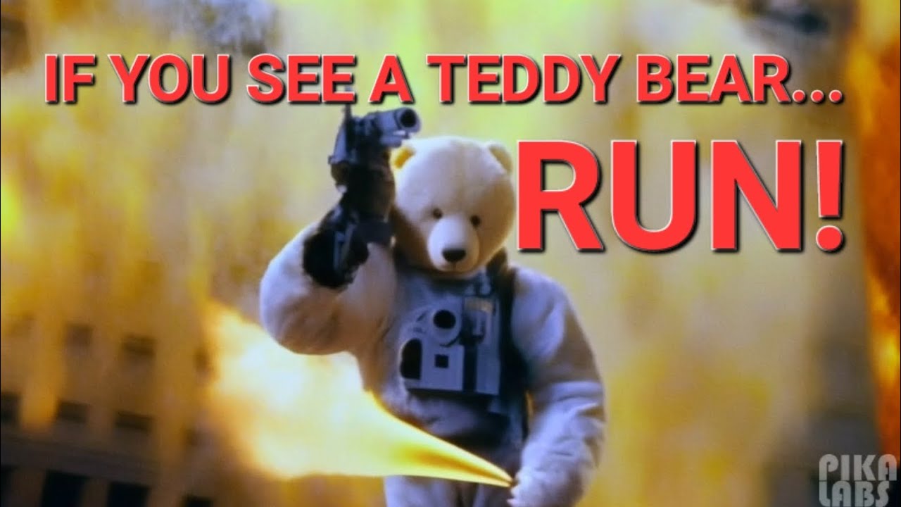 If You See A Teddy Bear RUN! #teddybear #funny #tobisonics - YouTube