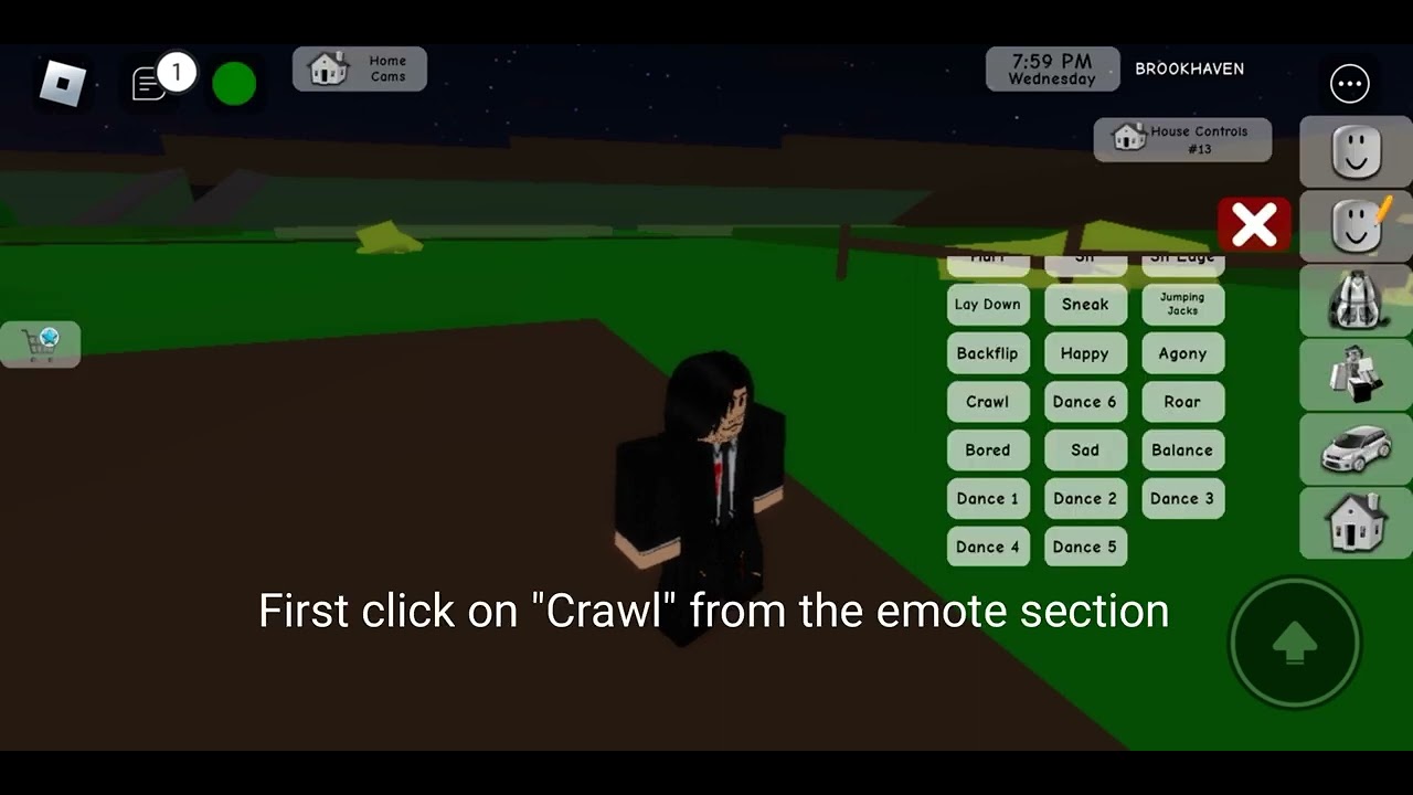 Crawl emote speed glitch in brookhaven RP | Part 2 #brookhaven #roblox ...