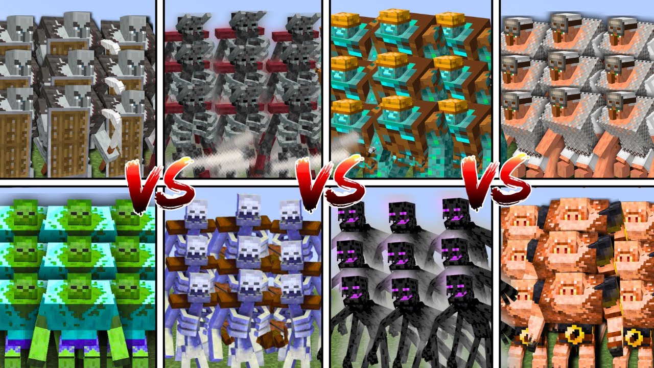 ULTIMATE MUTANT MOBS vs MUTANT MOBS in Minecraft Mob Battle - YouTube
