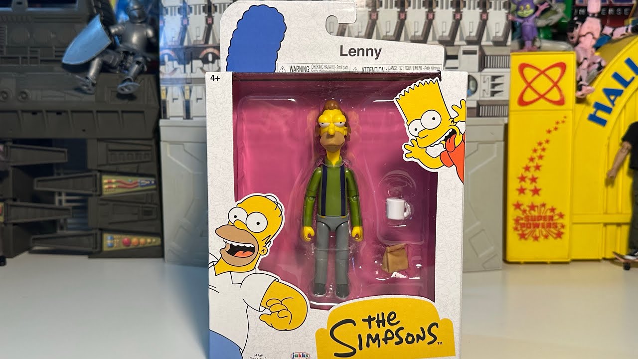 Jakks Pacific The Simpsons Lenny Action Figure !!! - YouTube