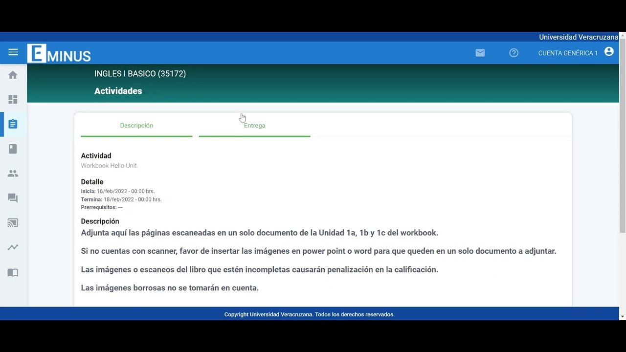 Como entregar las tareas del workbook y actividades en Eminus 4 - YouTube