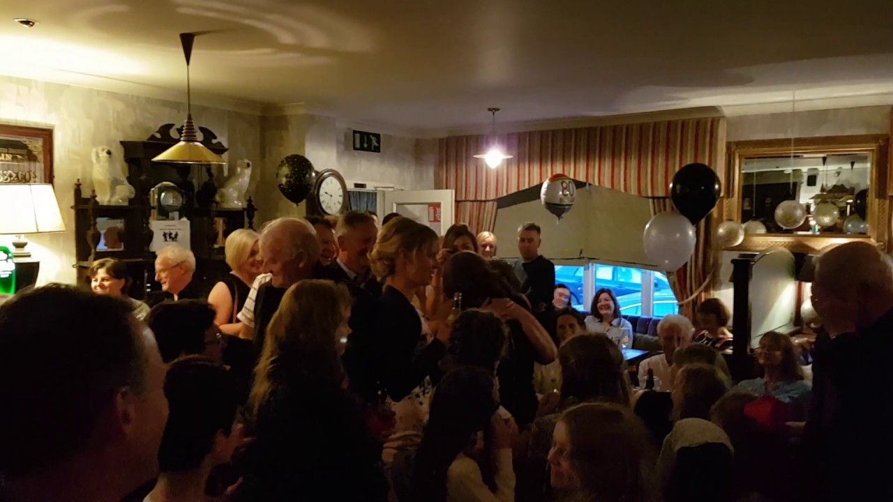 Eoin playing the fiddle for Kevin Rohan's 80th party & Emer surprises ...