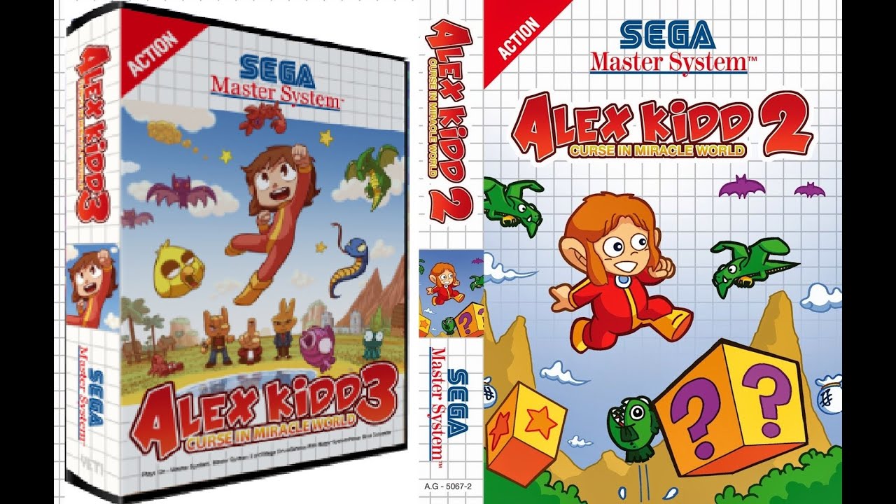 ALEX KIDD 3 CURSE IN MIRACLE WORLD//ALEX KIDD 2//MASTER SYSTEM ...
