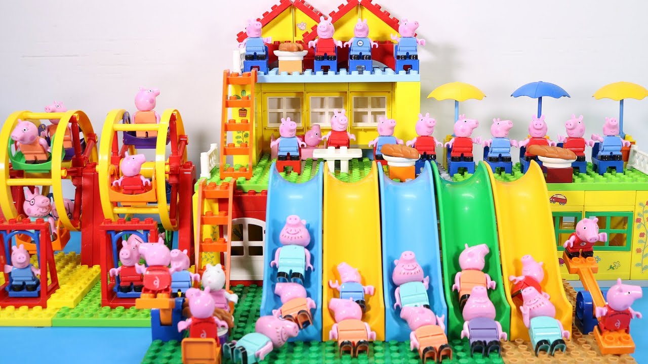 Lego House Creations With Water Slide #16 - YouTube