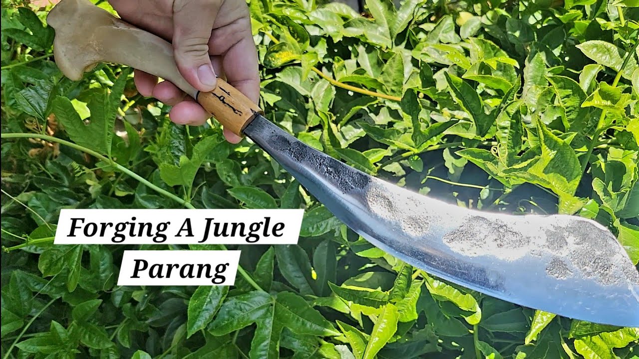 Forging a Jungle Parang: Bone Handle Parang - YouTube
