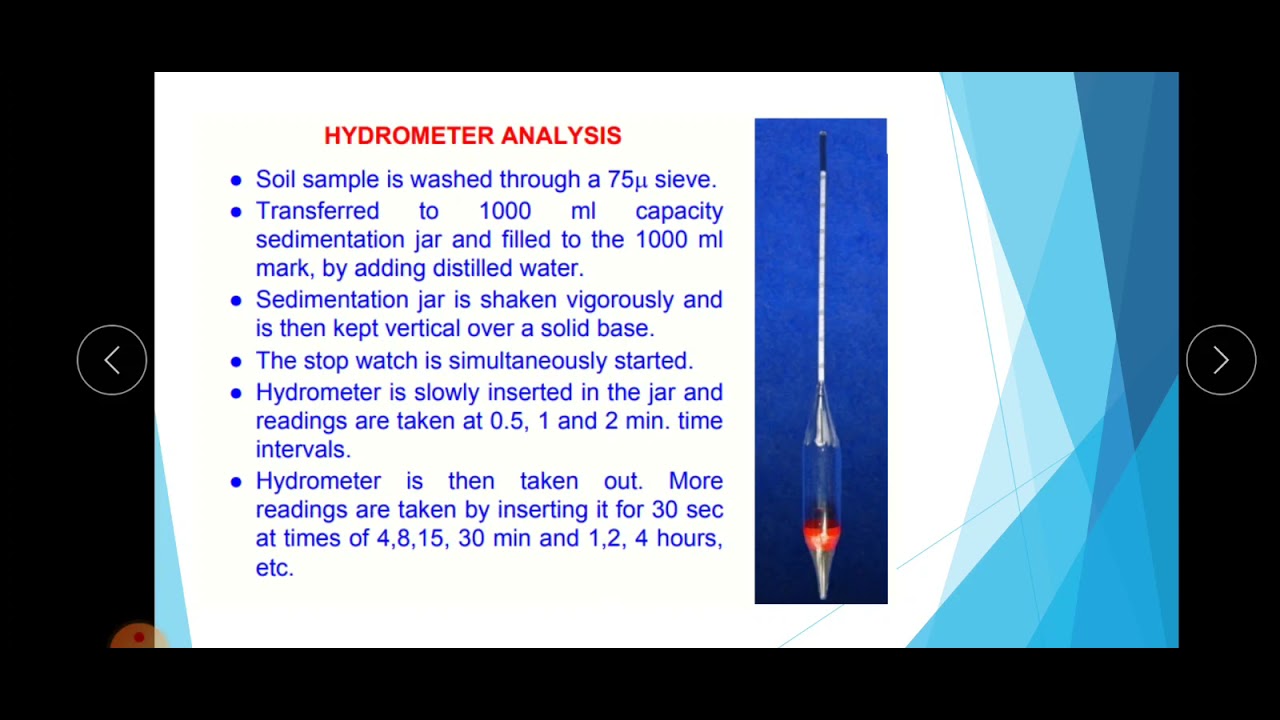 Hydrometer Analysis - YouTube