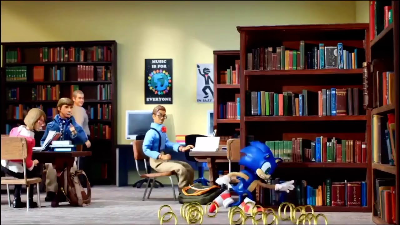 Robot Chicken Sonic at the Library - YouTube