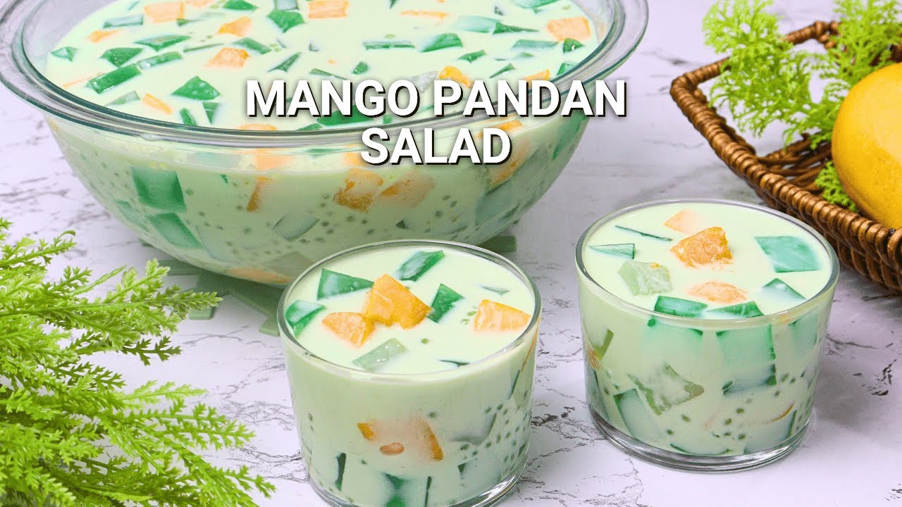 Mango Pandan Salad masarap na Panghanda sa Christmas at New Year - YouTube