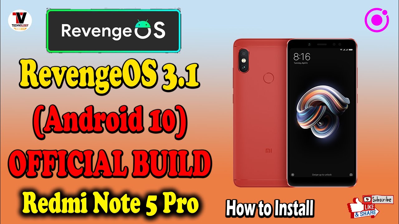 Best for Gaming _ RevengeOS 3.1 - Q OFFICIAL ROM for Redmi Note 5 Pro ...