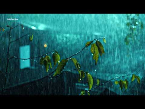 Göy gurultulu səslərlə 99% dərhal dərin yuxu | Çadırda təbii güclü yağış və güclü göy gurultusu