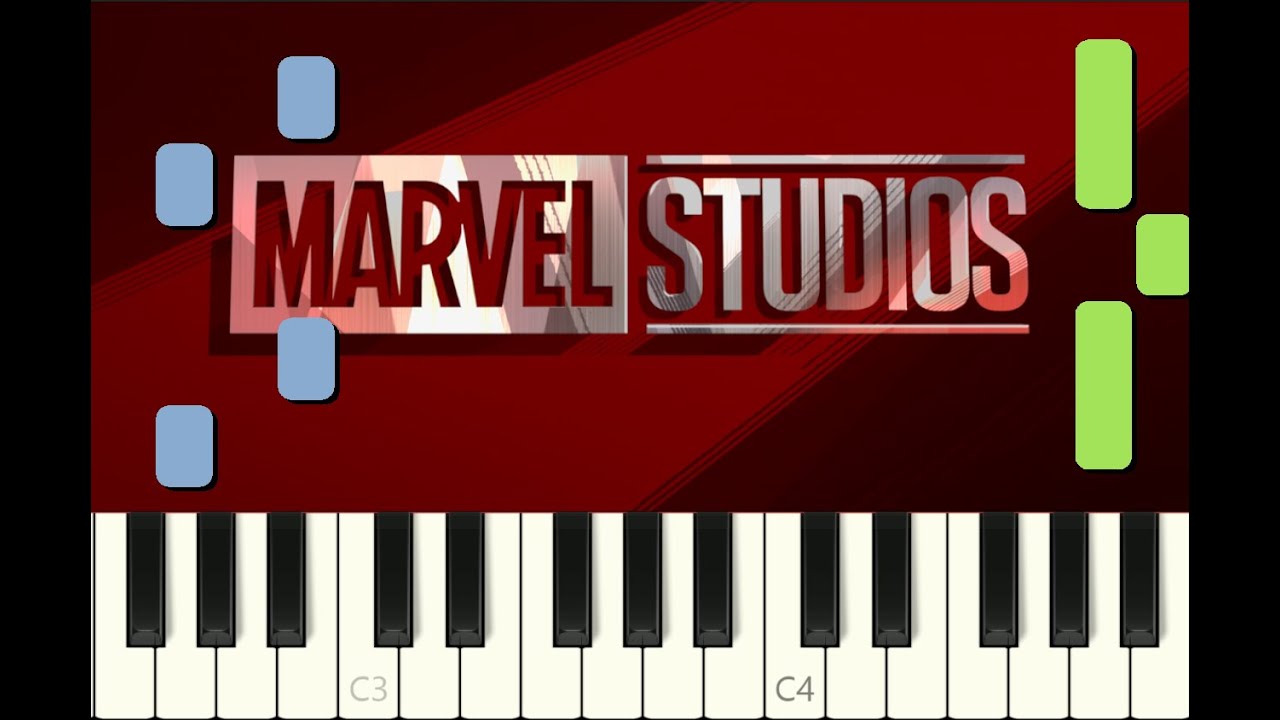piano tutorial "MARVEL STUDIOS INTRO" by Michael Giacchino, with free sheet music (pdf) - YouTube