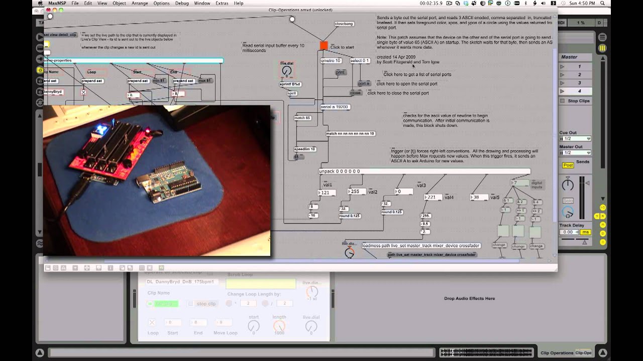 M4L: How to DJ using an Arduino & DIY Danger shield w/ Max for Ableton ...