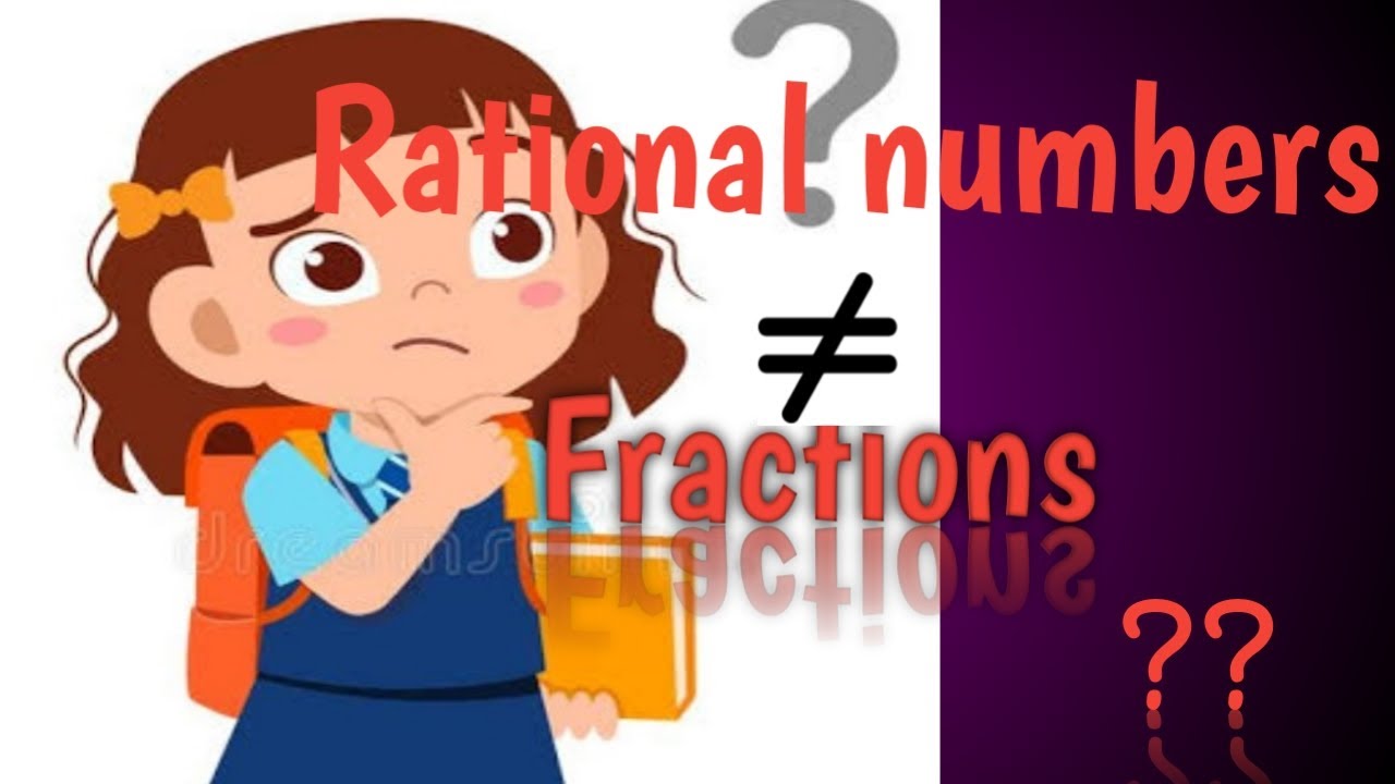 Difference between rational numbers and fractions| definition ...