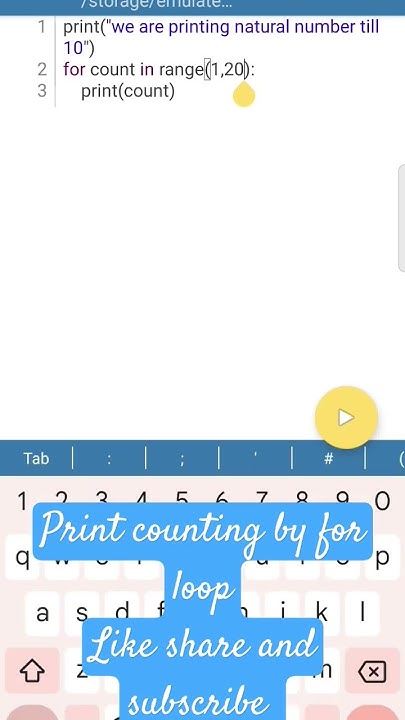 Counting By For Looppython Pythonprogramming Pythontutorial Computer Forloop Loop