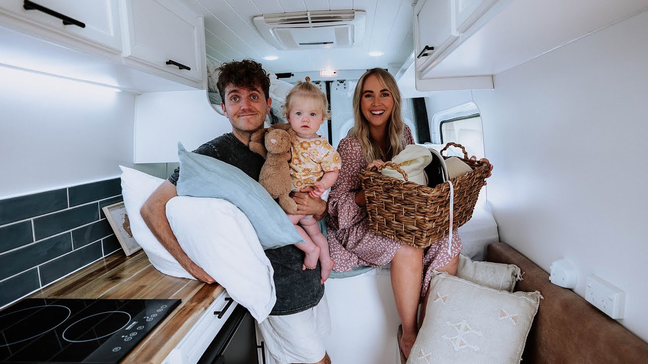 Our Full Time Van Life Begins | Move In Day - YouTube