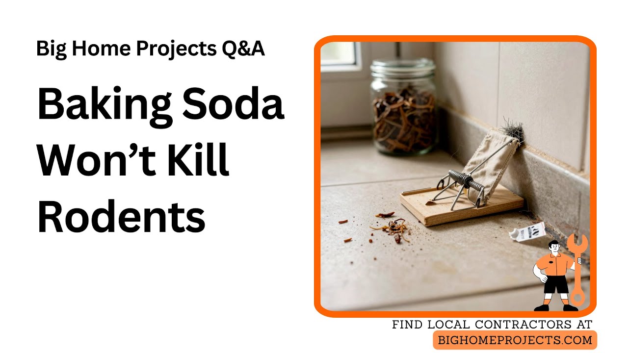 Baking Soda Rodent Mythbusting: DIY Trap Placement Tips - YouTube