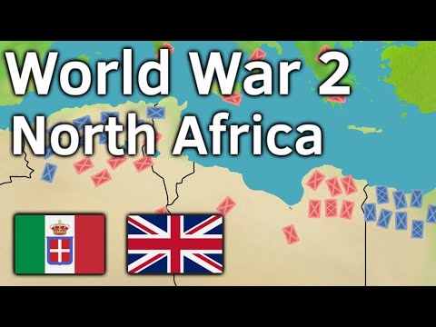 WW2 North African Campaign in (around) 1 minute - YouTube